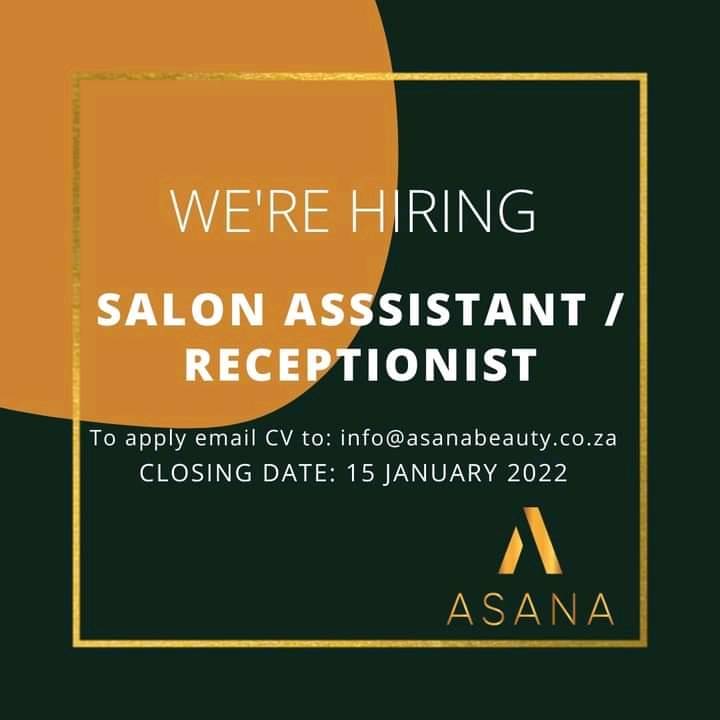 Salon Assistant / Receptionist - CLindz Careers