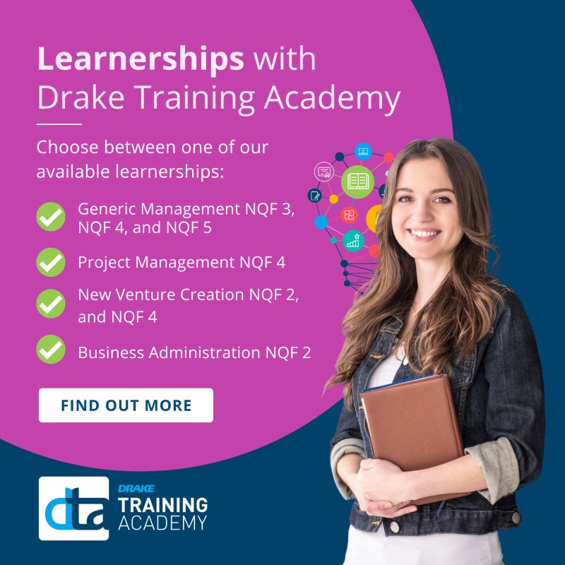 DRAKE TRAINING ACADEMY LEARNERSHIP: AN ACCREDITED SETA TRAINING PROVIDER - CLindz Careers